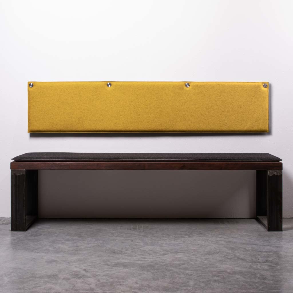 Wall cushion custom size of felt - werktat