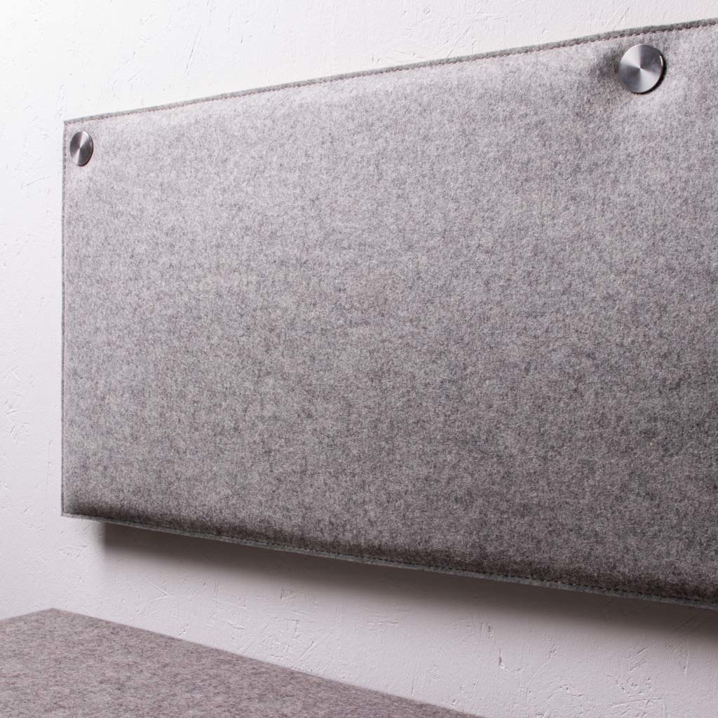Wall cushion custom size of felt - werktat