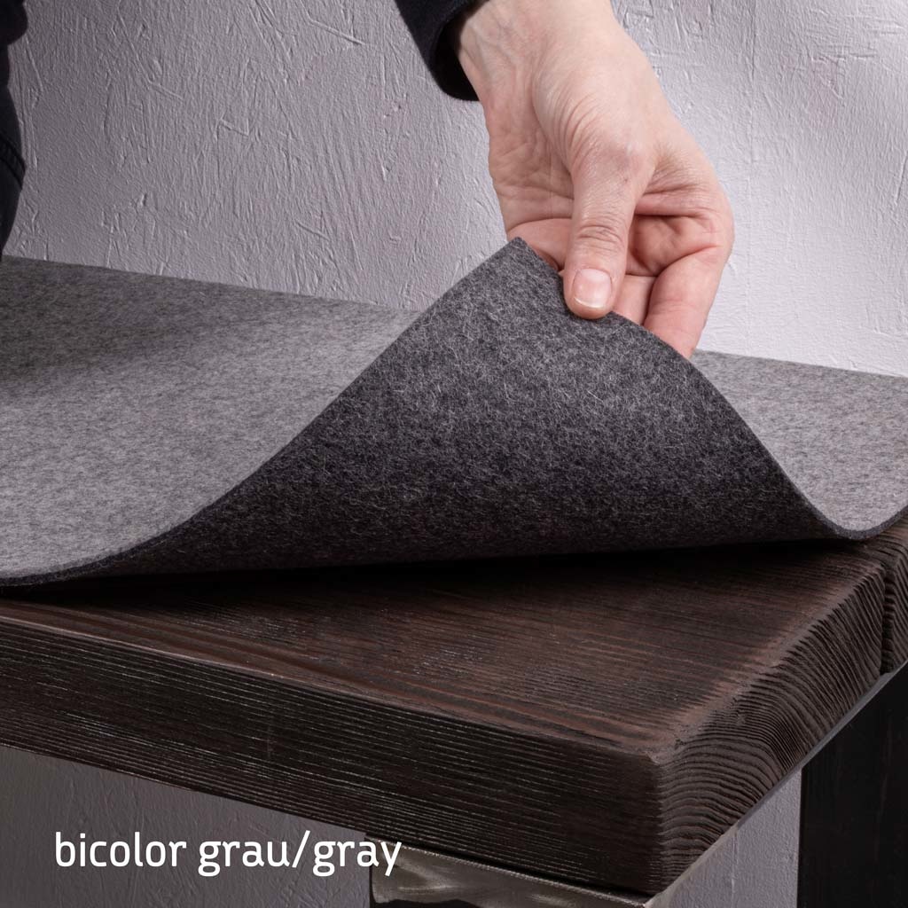 Bench mat felt made to measure two-tone - werktat