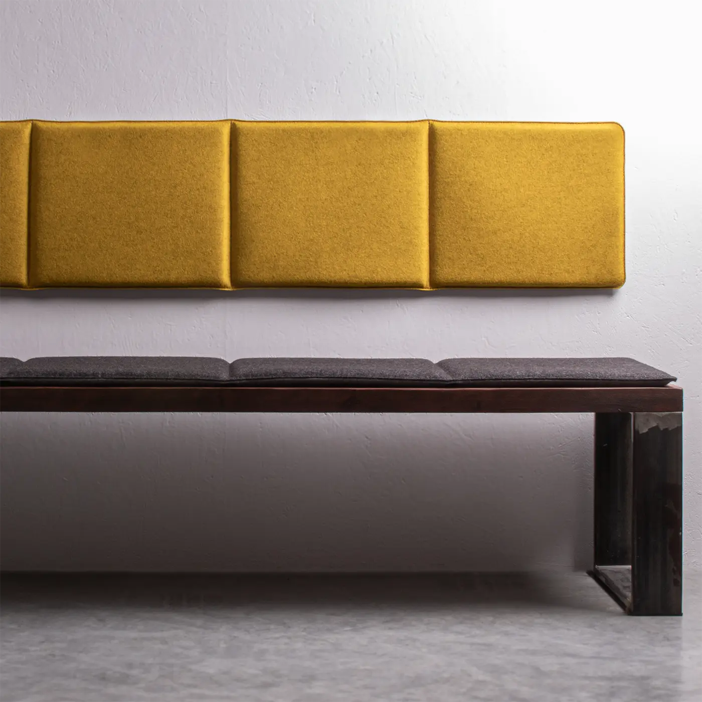 Wall cushion with quilting, felt - werktat