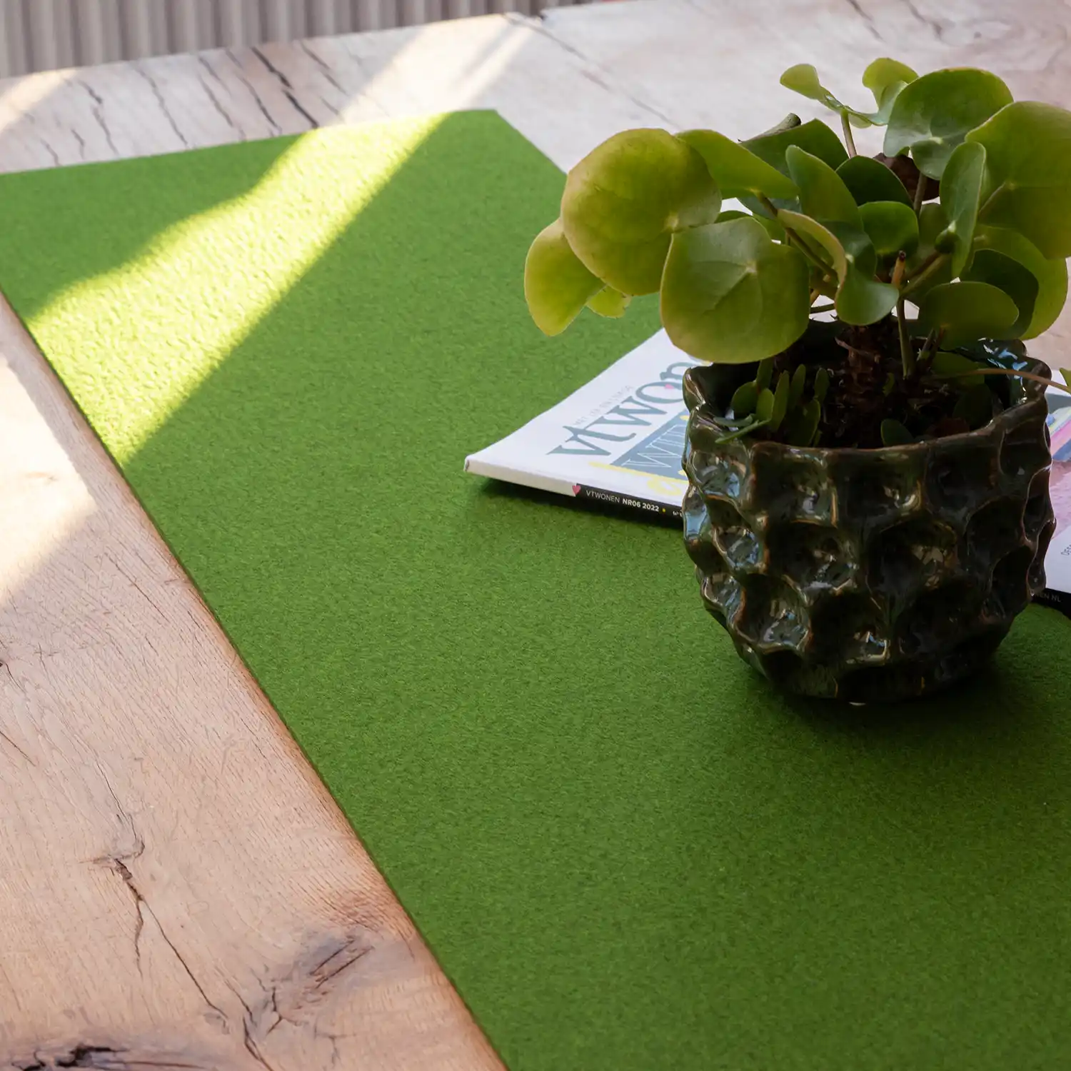 Table runner felt made to measure - werktat