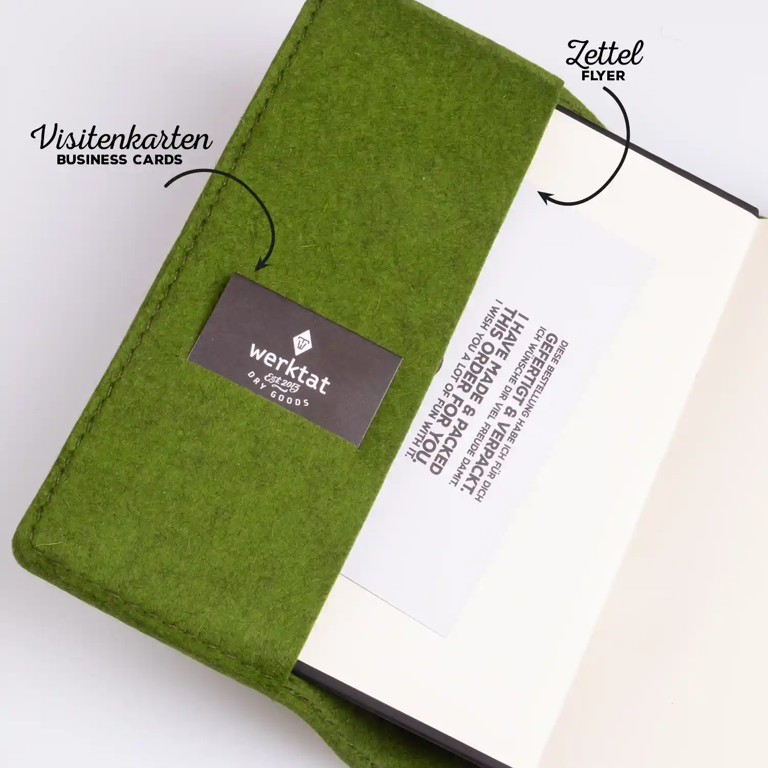 notebook with felt cover - werktat