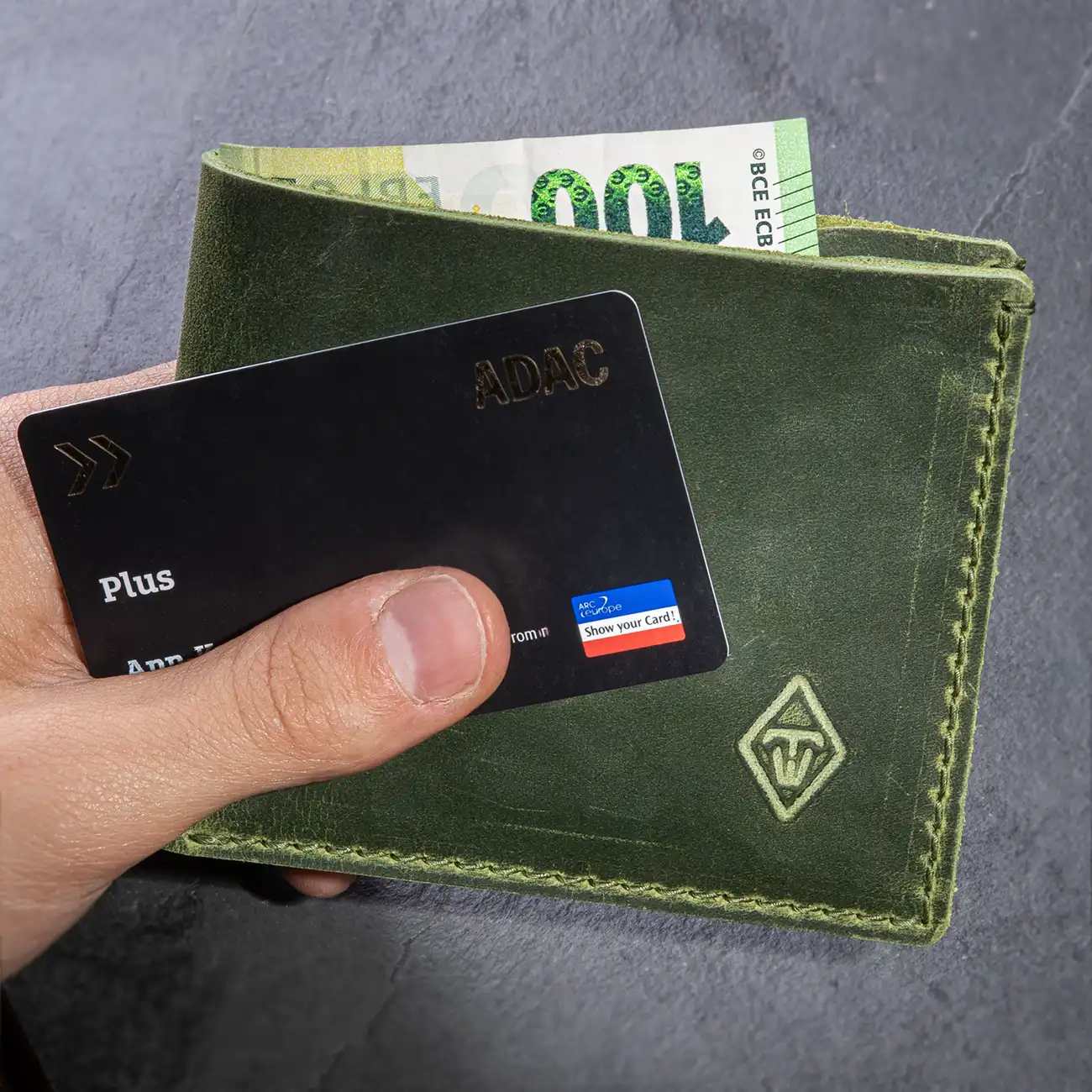 Wallet aus Leder - werktat