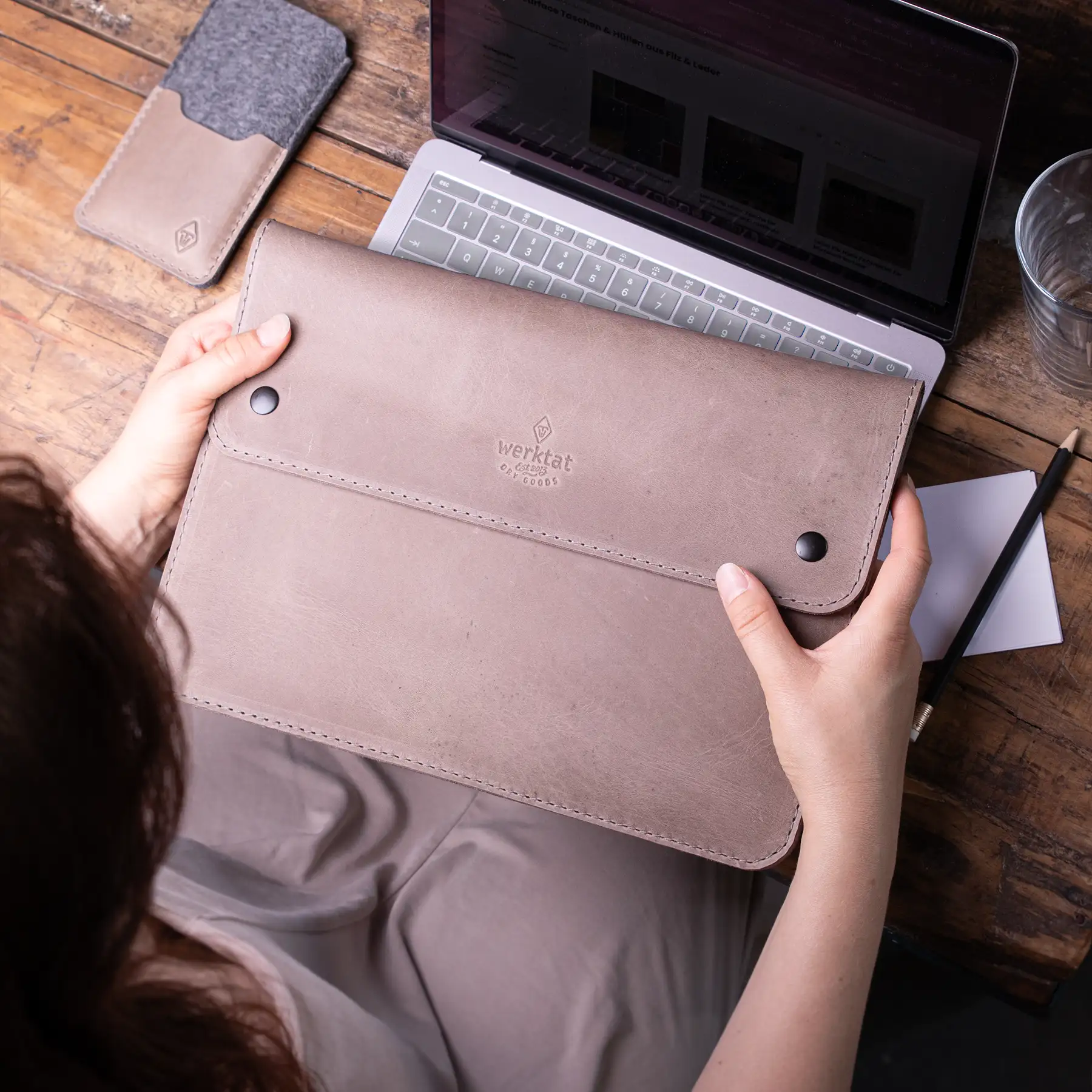 Leather case for Microsoft Surface - werktat