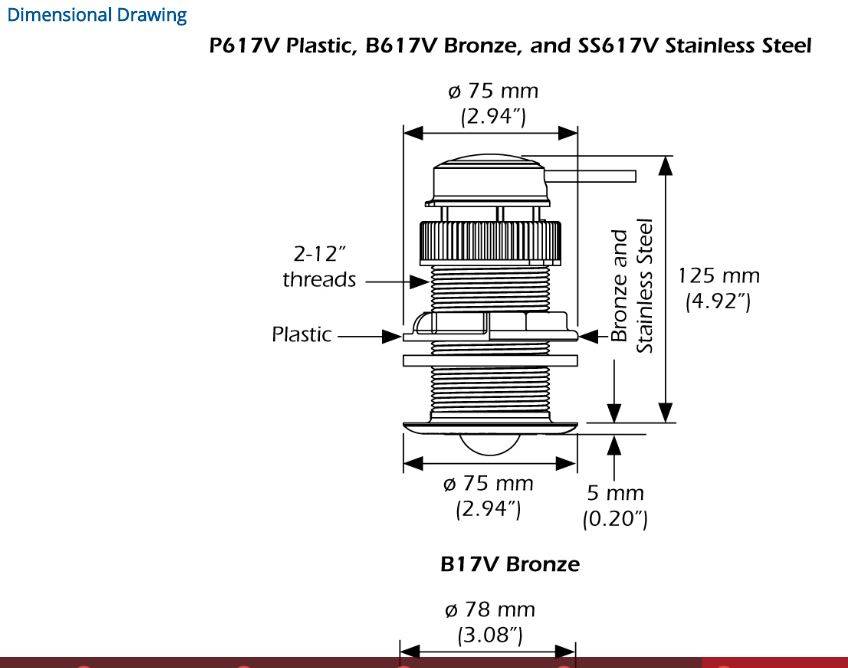 AIRMAR - Smart Sensor DST810 Kunststoff Triducer - SAIL360 watersport ...