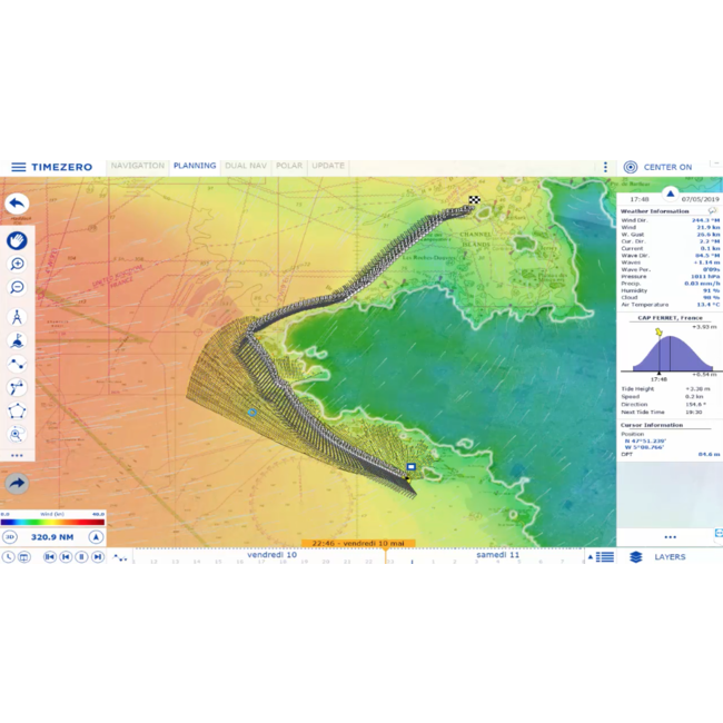 TimeZero - Weather Routing Module voor navigatiesoftware - SAIL360 ...