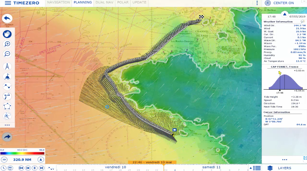 TimeZero - Weather Routing Module voor navigatiesoftware - SAIL360 watersport and boat equipment