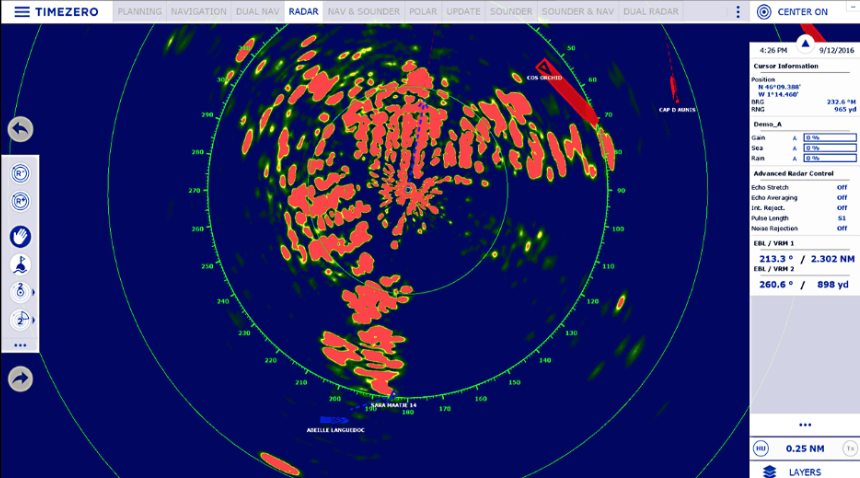 TimeZero - FURUNO Radar Module voor Navigatie - SAIL360 watersport and ...