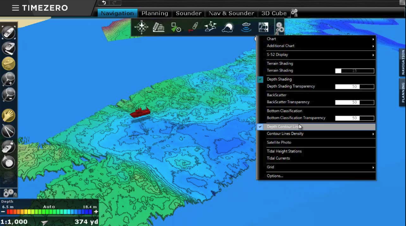 TimeZero - WASSP Module voor Multi-Beam Sonar - SAIL360 watersport and boat equipment