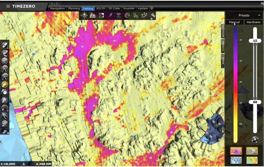 TimeZero - Bottom Hardness Module voor echosounders - SAIL360 ...