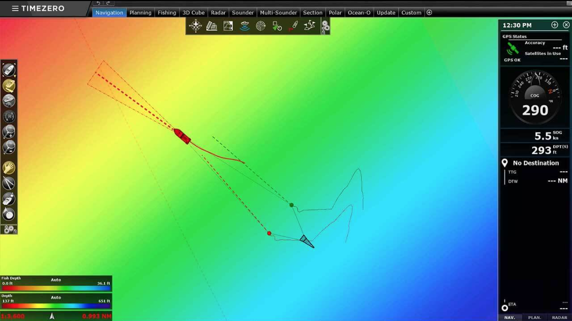 TimeZero - Trawl Positioning Module / MARPORT - SAIL360 watersport and ...
