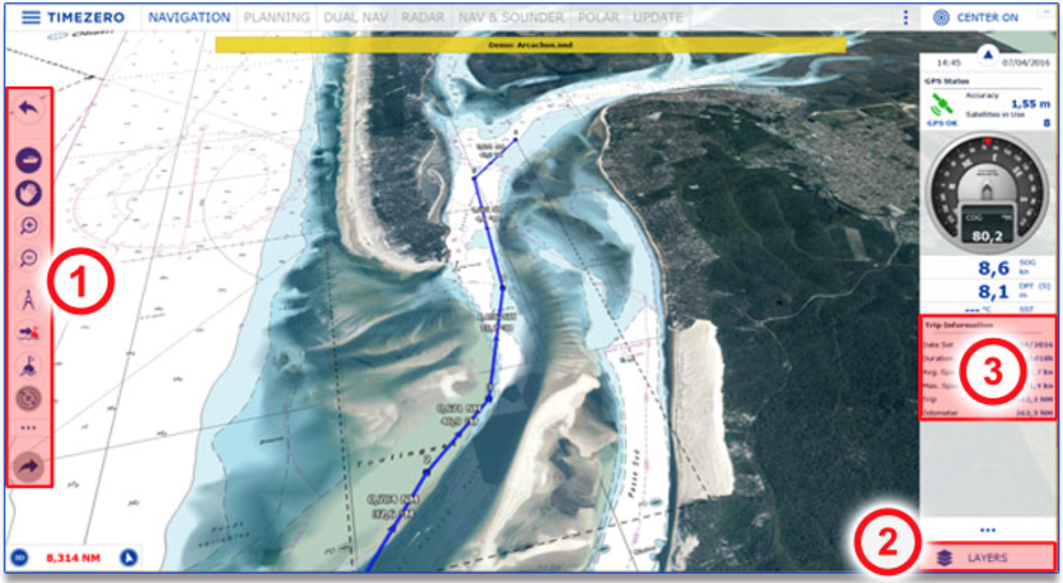 TimeZero - TZ Professional Software Update voor navigatie - SAIL360 ...