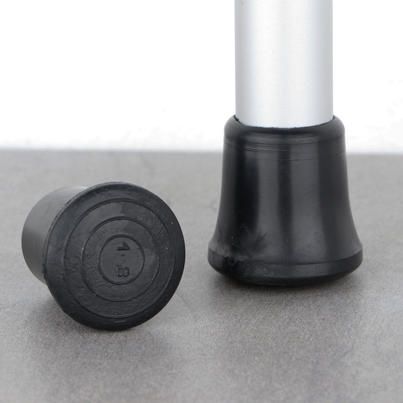 Stoelpootdoppen ombuis PVC met verbrede basis - Vloerglijders.nl