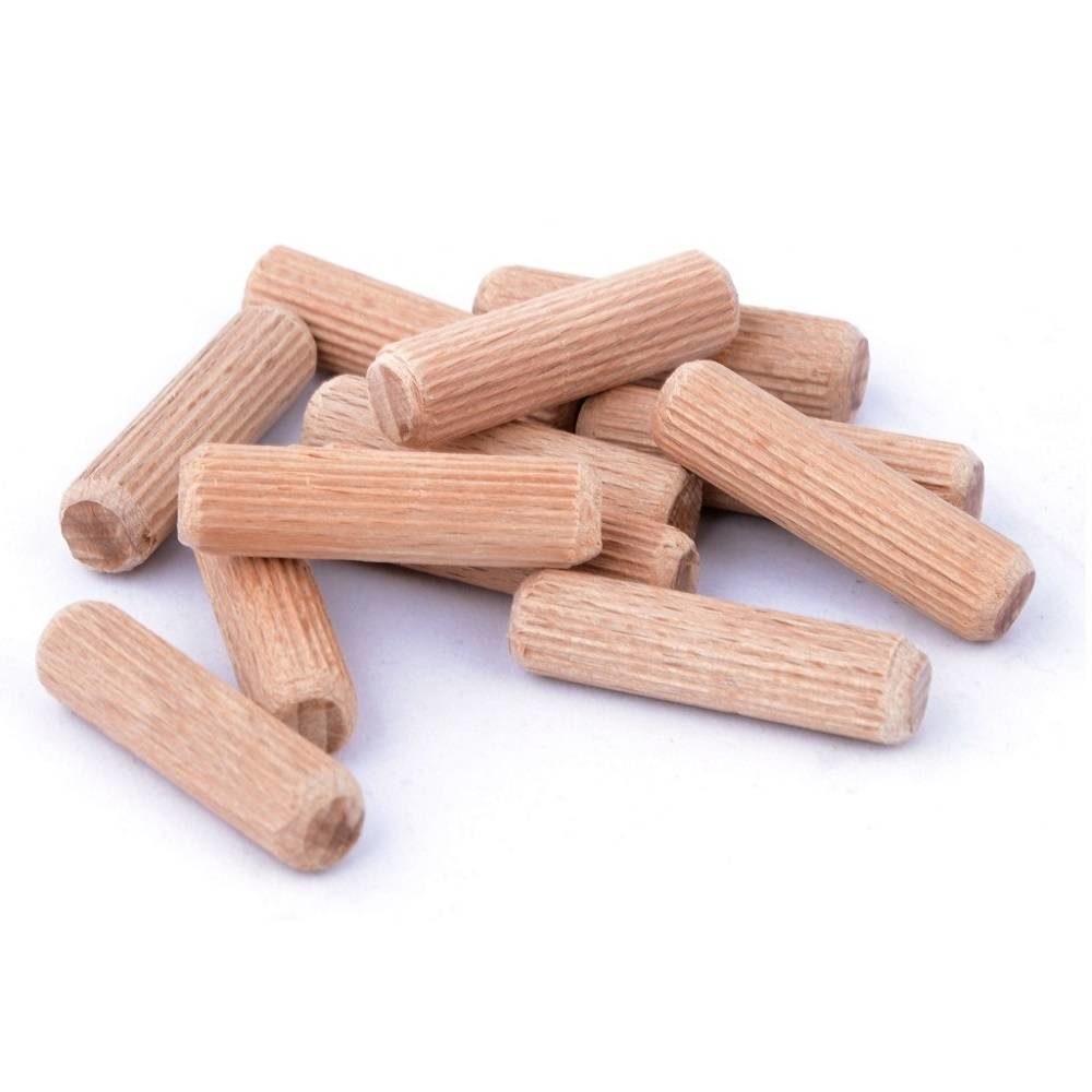 Houten deuvelset (24 st.) - Vloerglijders.nl