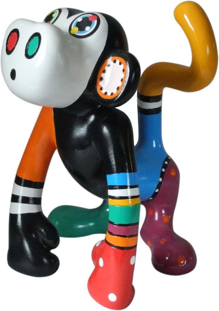 Art object monkey Burki by Jacky Zeegers - DECOVISTA - colorful design ...