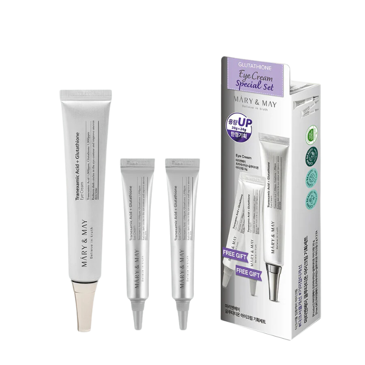 Acheter Mary & May Glutathione Eye Cream Special Set en ligne | Boozyshop! - Boozyshop