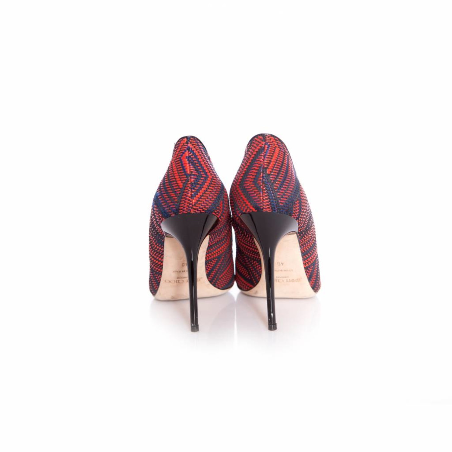 Jimmy Choo, Abel pointed woven fabric pumps - Unique Jimmy Choo, Abel pointed woven fabric pumps - Unique