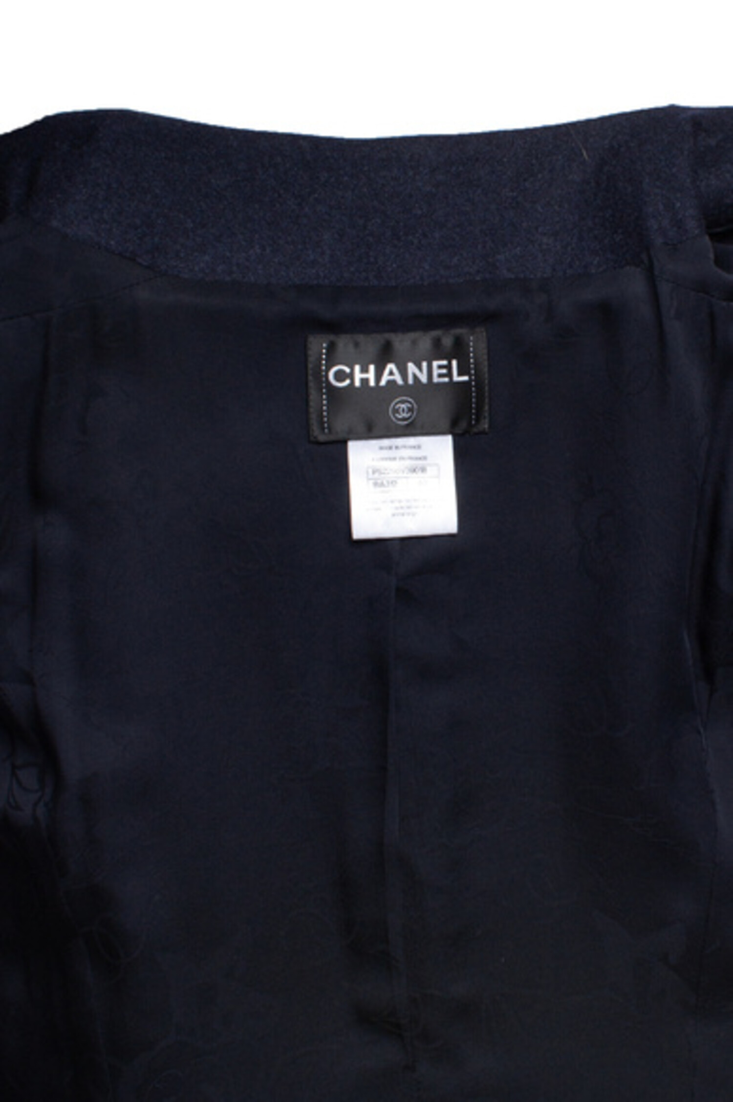 Chanel, marineblauwe wollen mod jas - Unique Designer Pieces