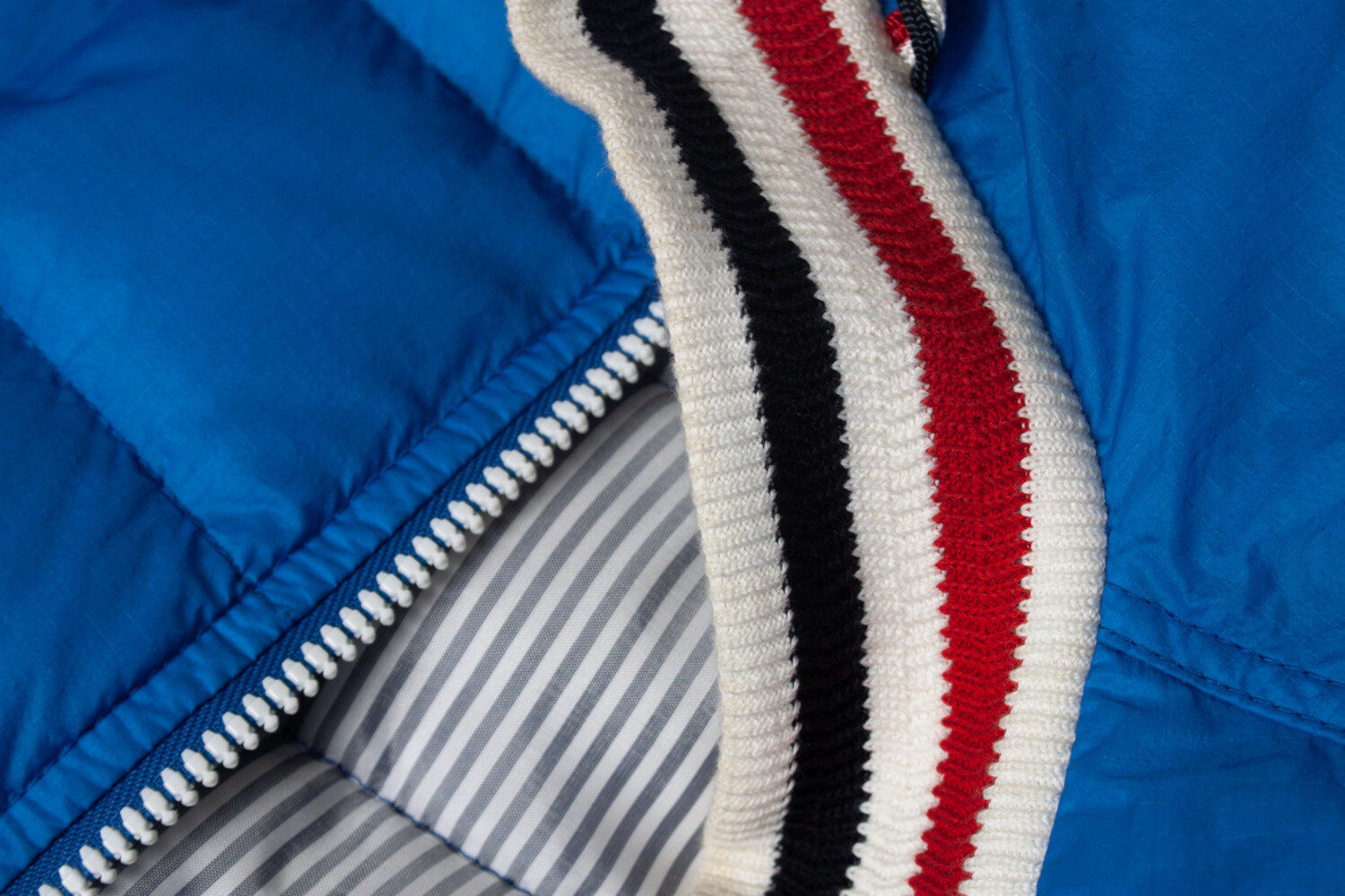 Moncler, Gamme bleu shell down bomber jacket - Unique Moncler, Gamme bleu shell down bomber jacket - Unique