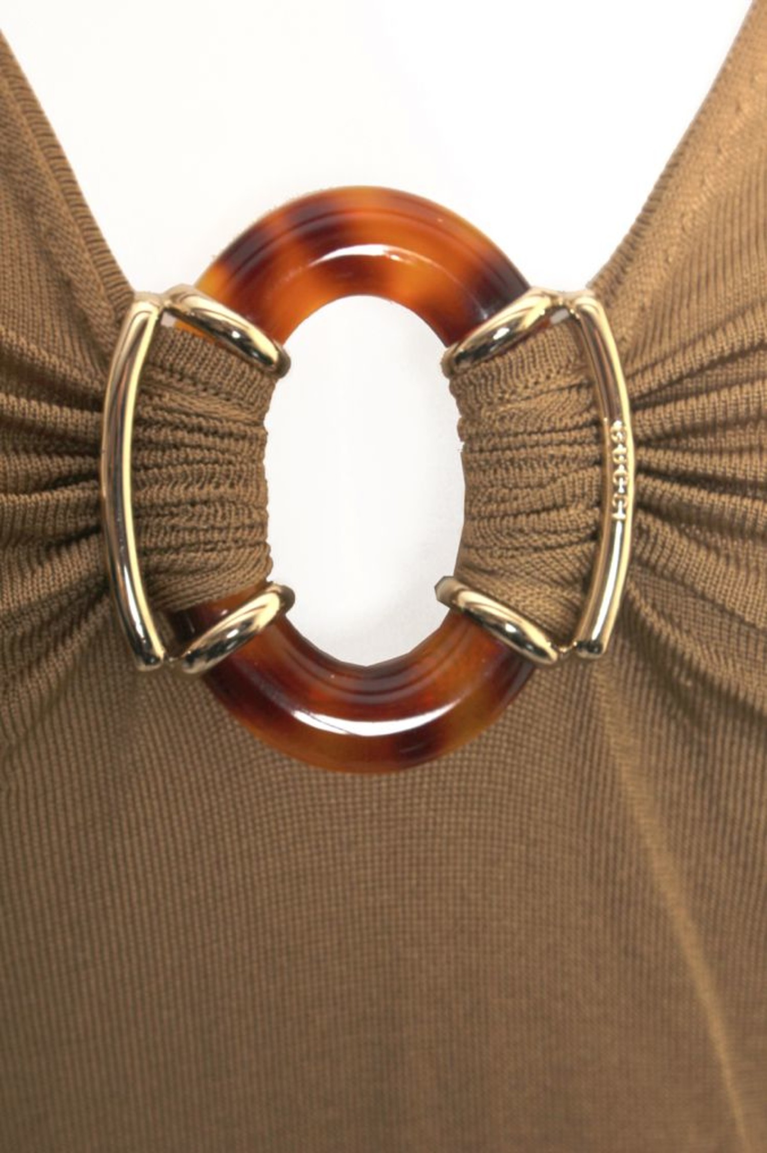 Gucci, camel colored knitted top. - Unique Designer Pieces