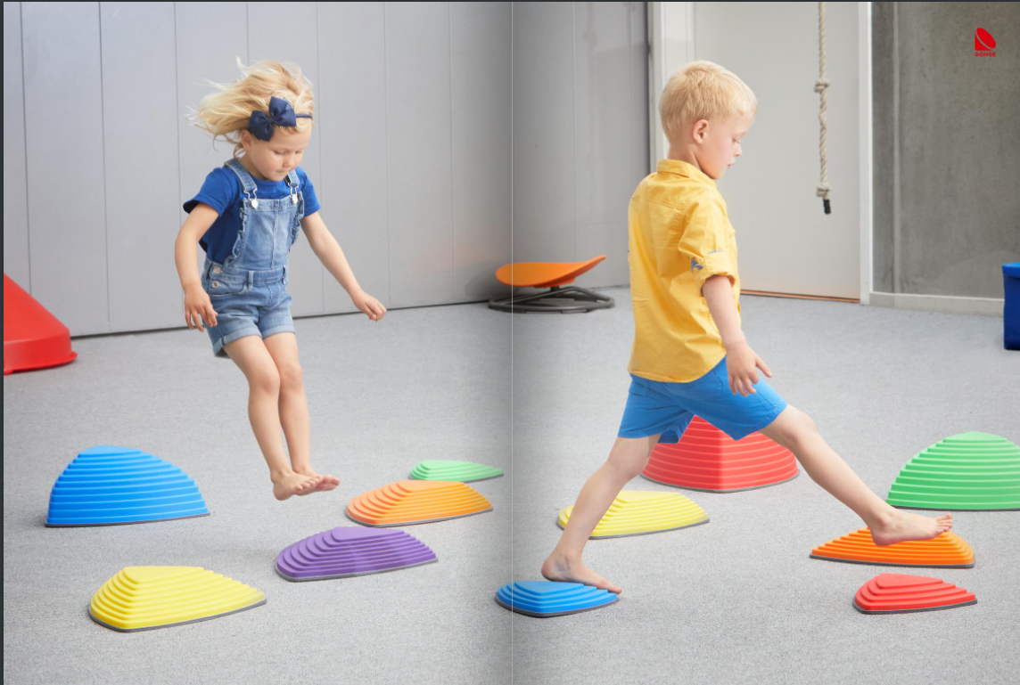 Stapstenen kind Gonge - Grote Voordeelset met balansstenen - Kinderspel