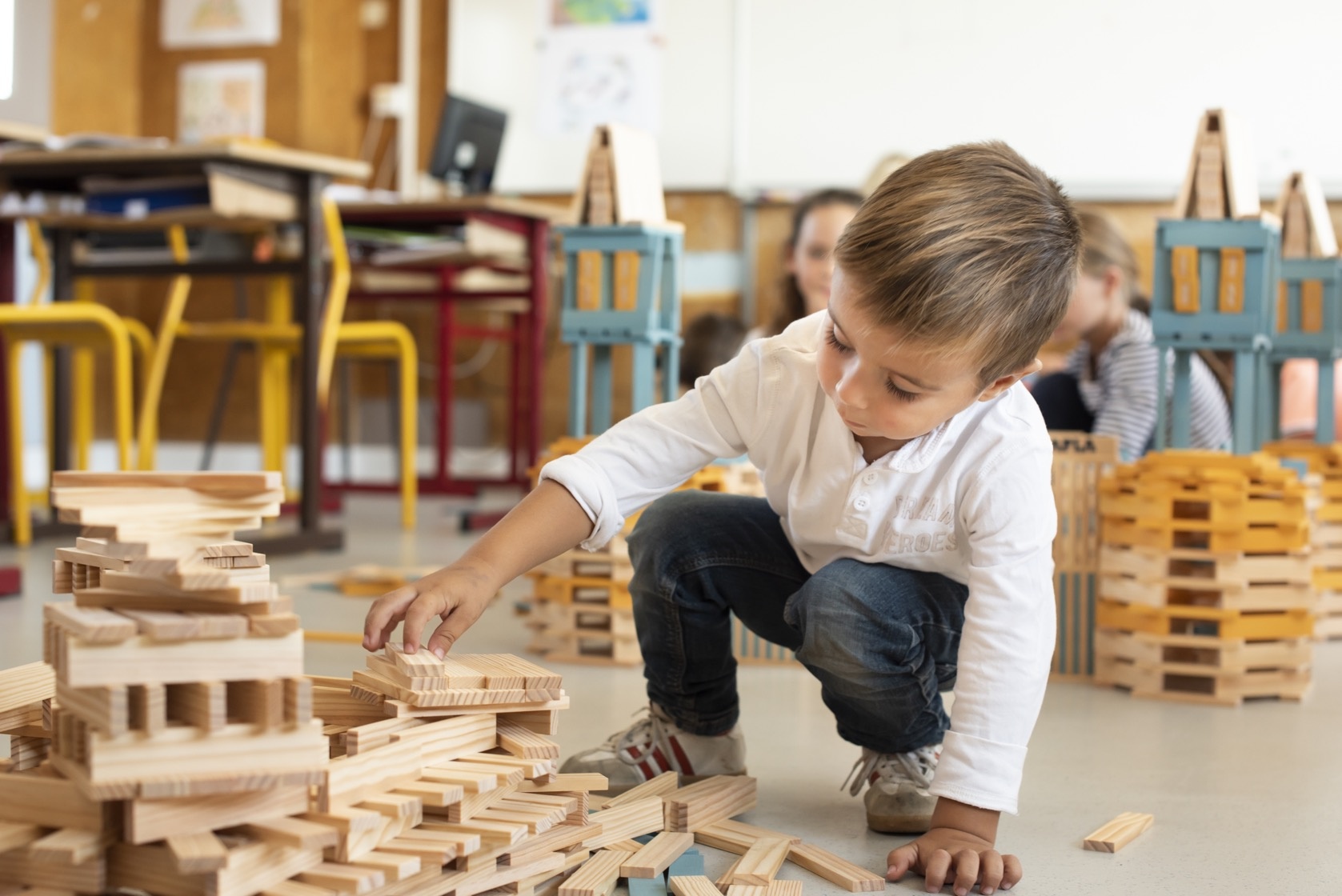 Kapla Kindergartenbox - Kapla Kindergarten Box 1000 Bauklötze ...