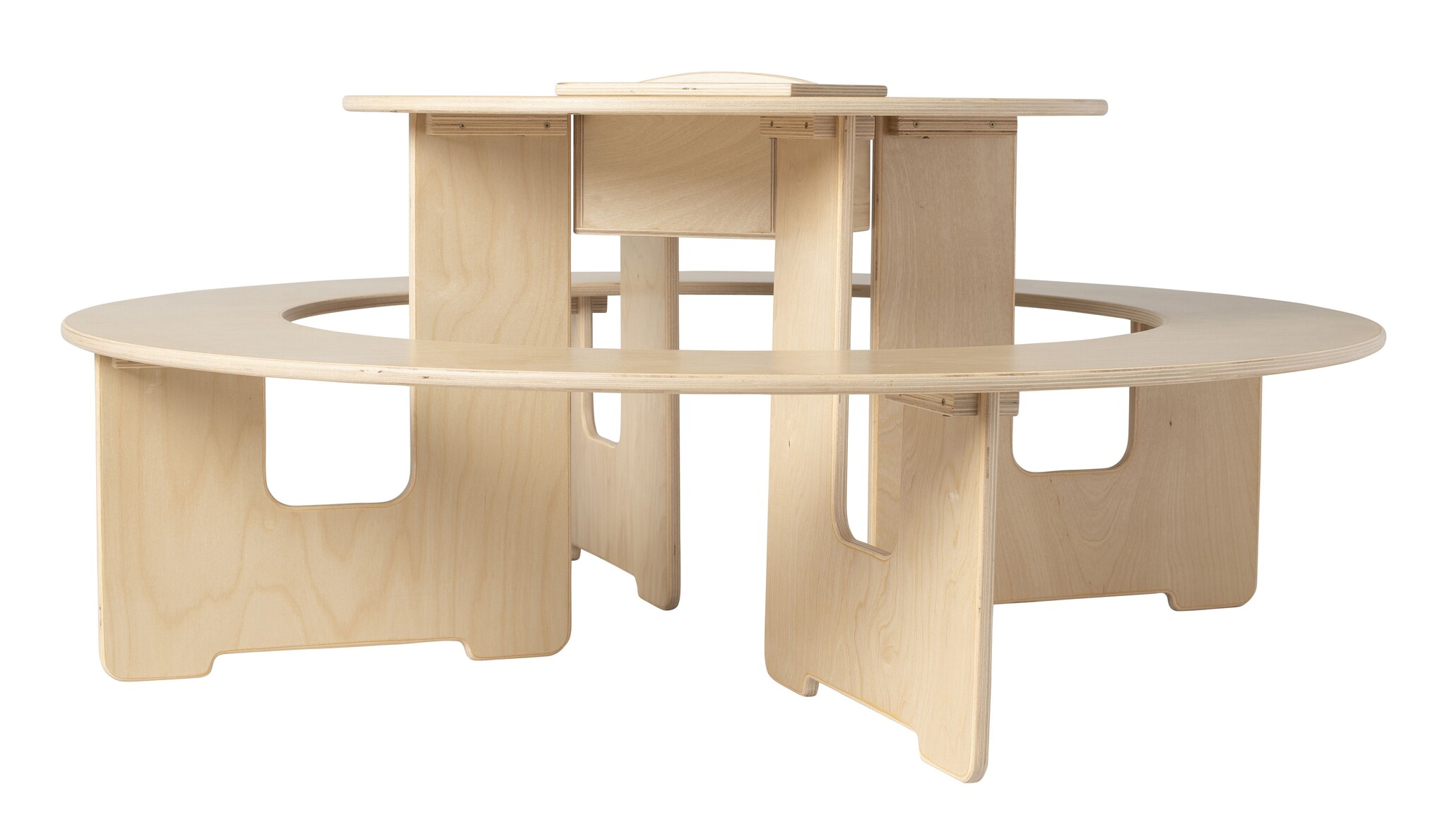 Table de jeux ronde en bois - Jeu d'Enfant