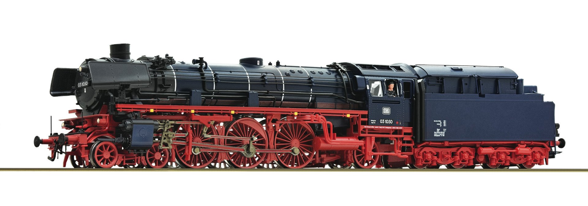 Roco 70031 Steam locomotive 03 1050, DB, DCC Sound, era III (Gauge H0)