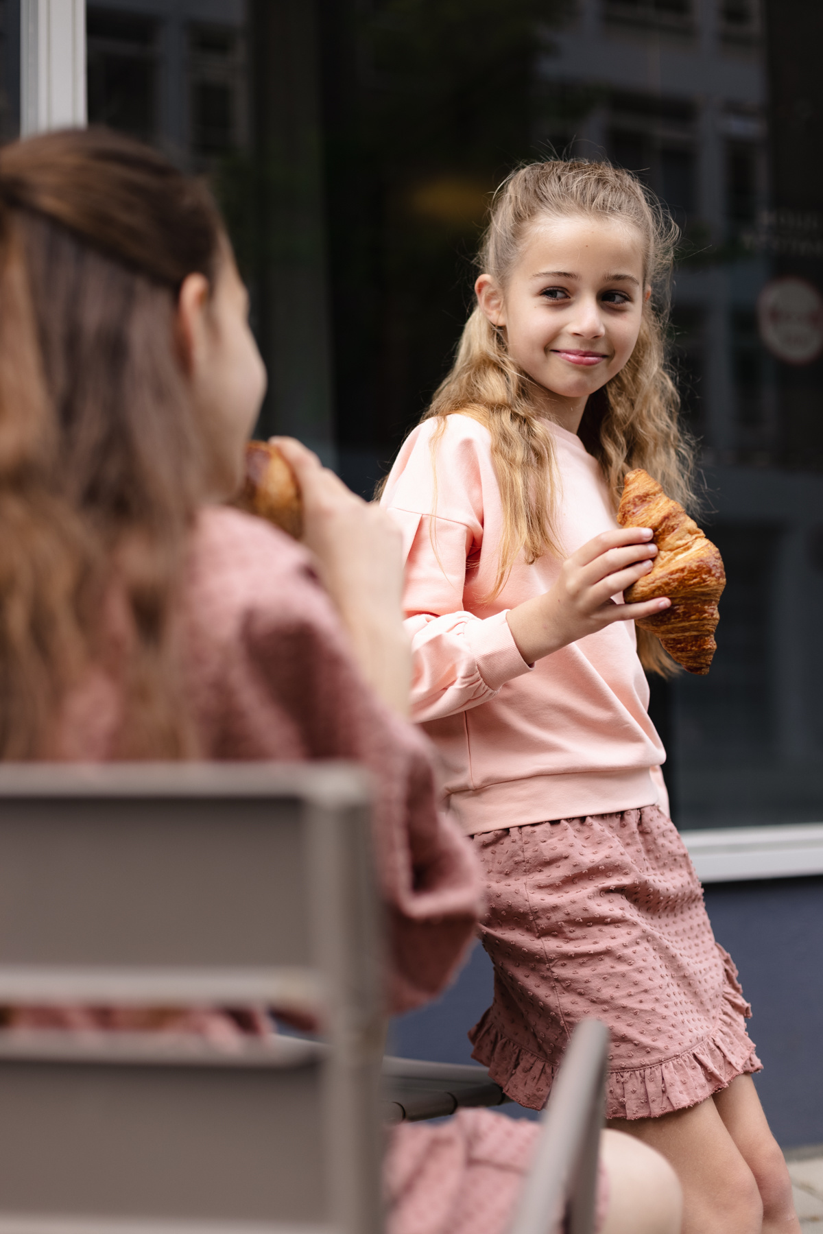 LEVV - Meisjes rok - Dina - Maroon - merkmeisjeskleding.nl