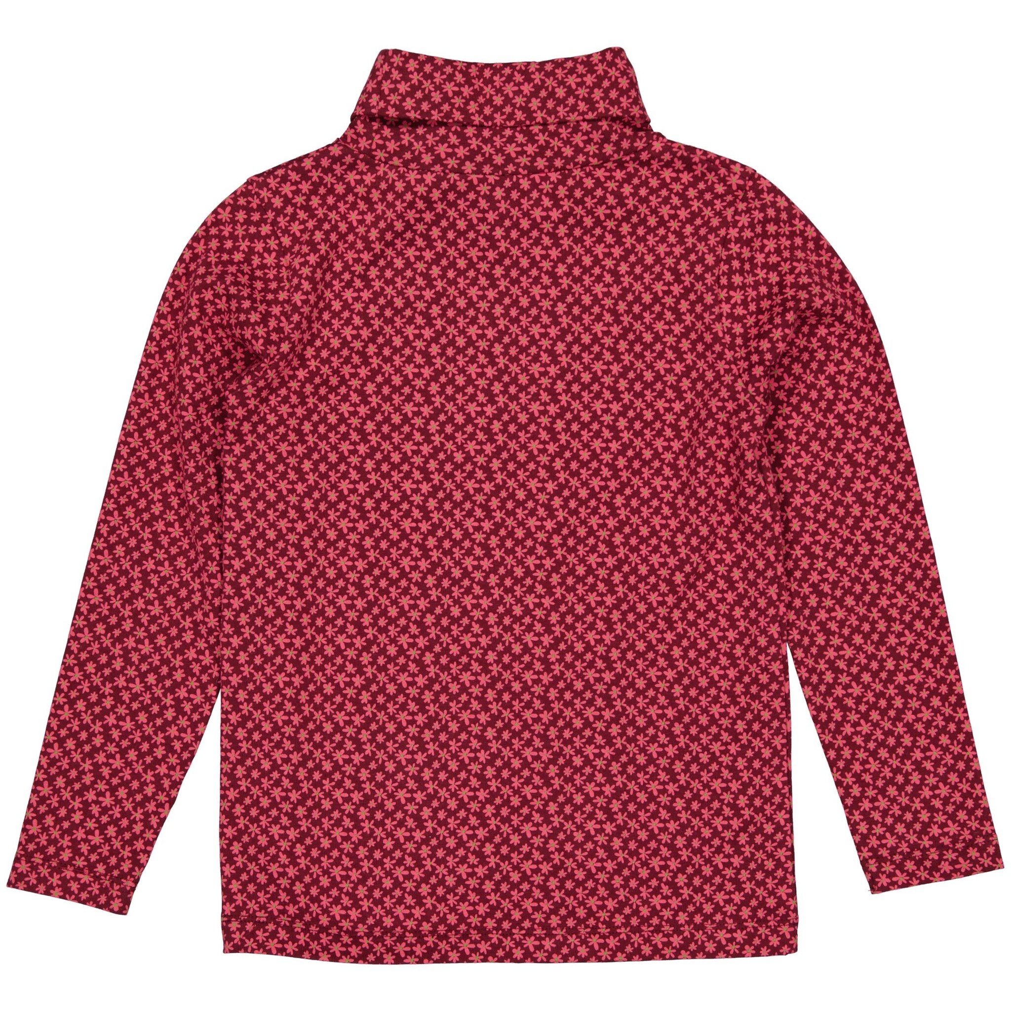 Quapi - Meisjes shirt - Alice - AOP bloemen roze - merkmeisjeskleding.nl