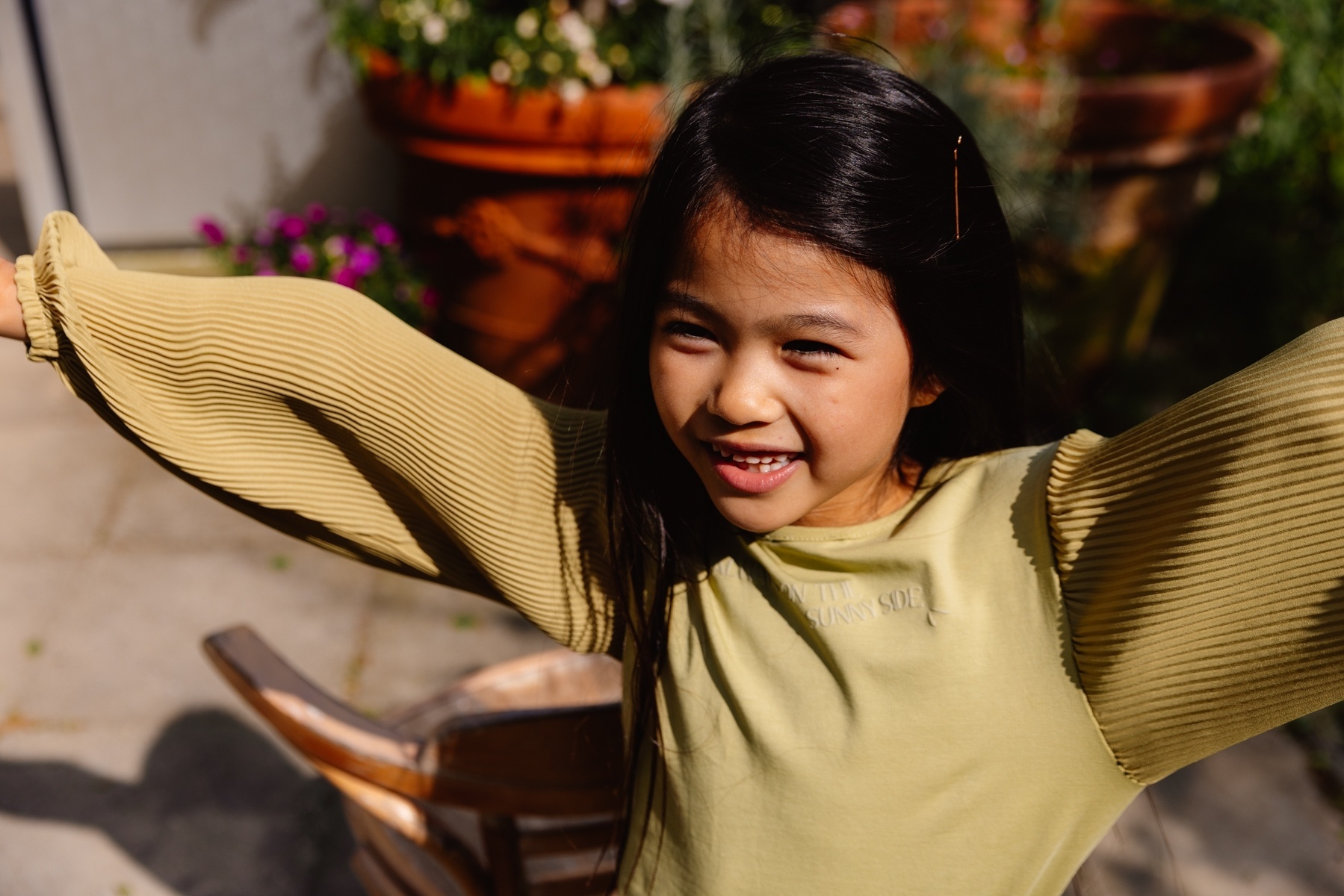 Quapi - Meisjes shirt - Bella - Cedar groen - merkmeisjeskleding.nl