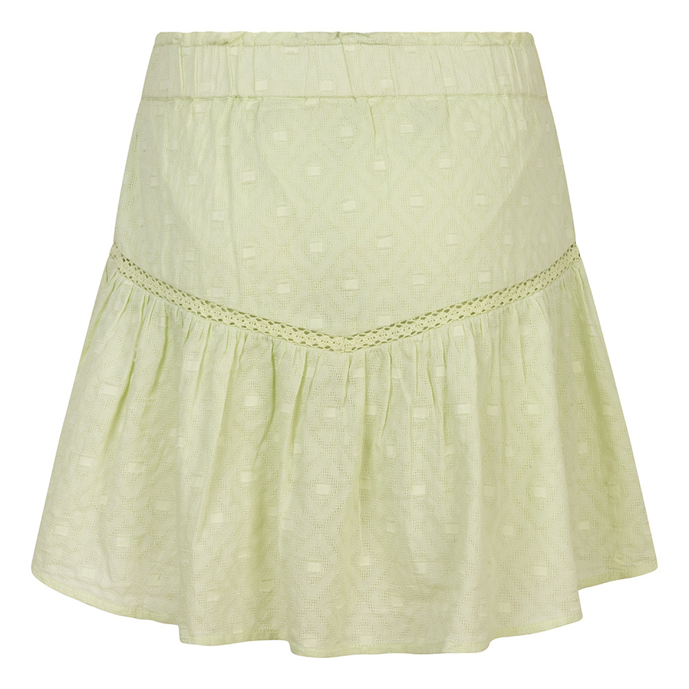 Indian Blue Jeans - Meisjes rok ruffel - Licht pastel groen ...