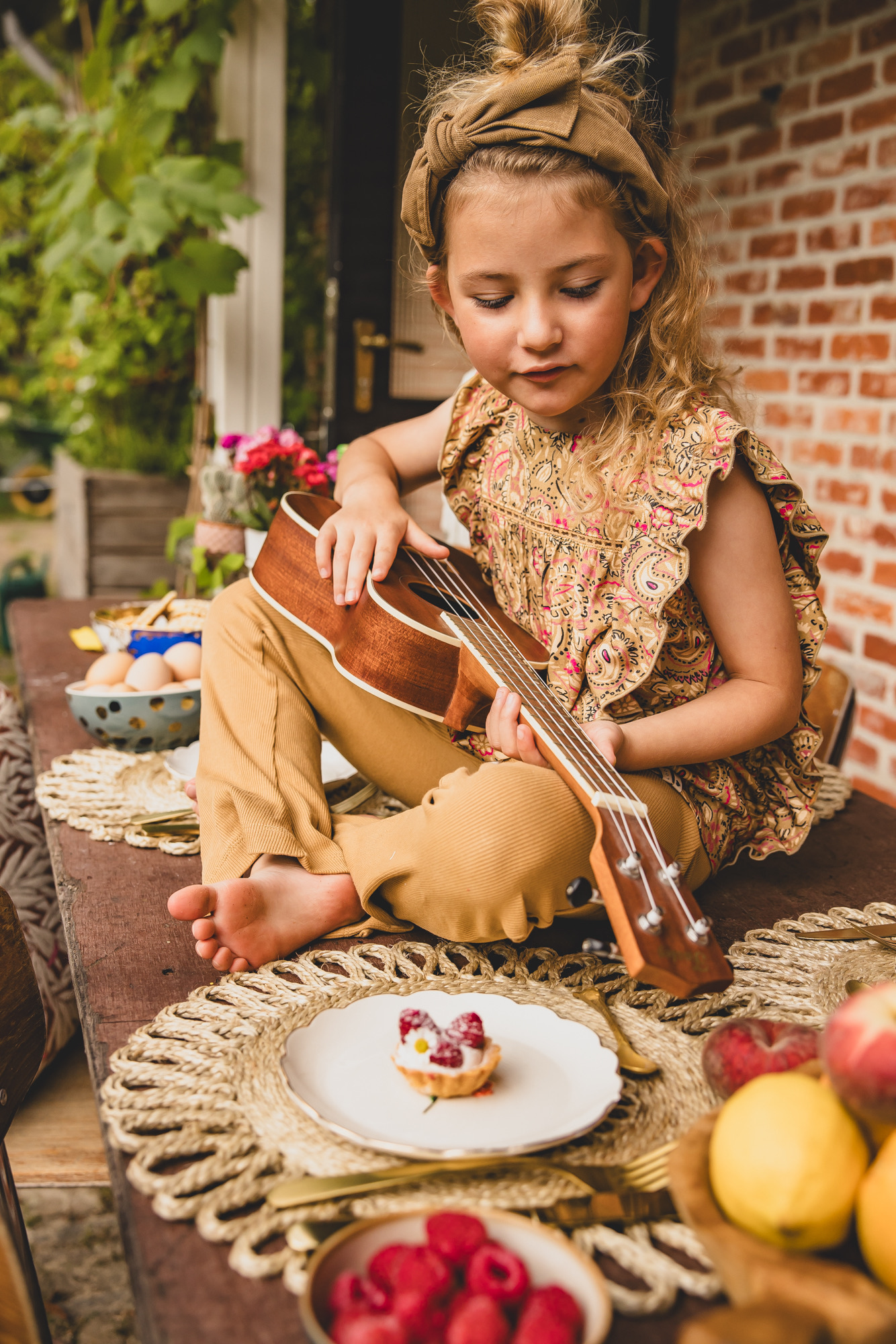 LOOXS Little - Meisjes top paisley - Palms - merkmeisjeskleding.nl
