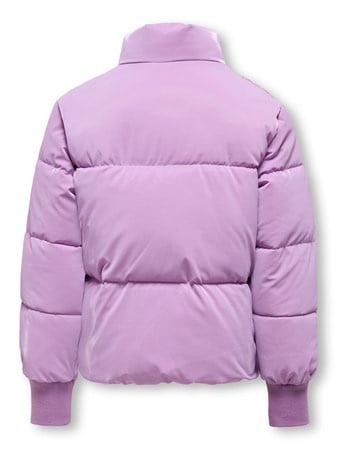 Kids ONLY - winterjas meisjes puffer - paars - Kogelise ...