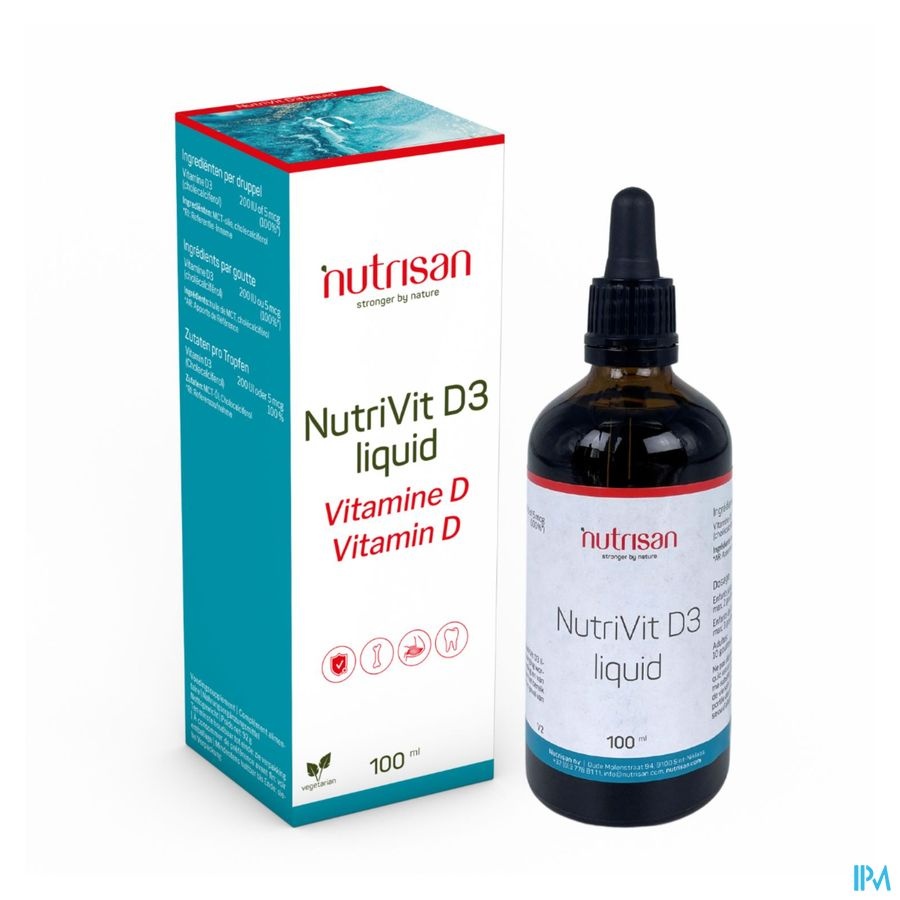 Nutrivit D3 Liquid 100ml Nutrisan - Vitapharma