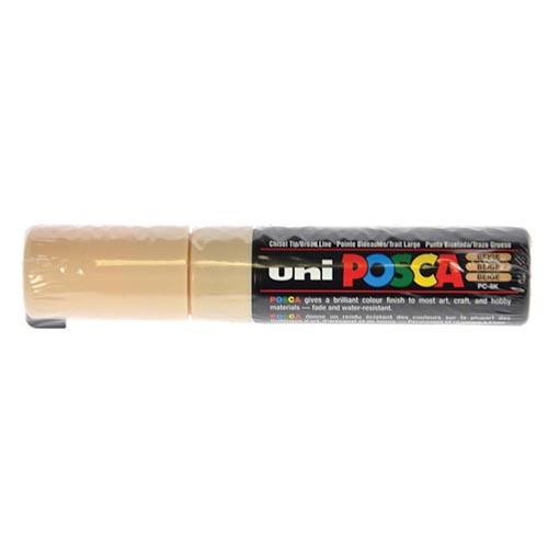 Posca uni-ball Paint Marker op waterbasis Posca PC-8K beige - ECOTONE