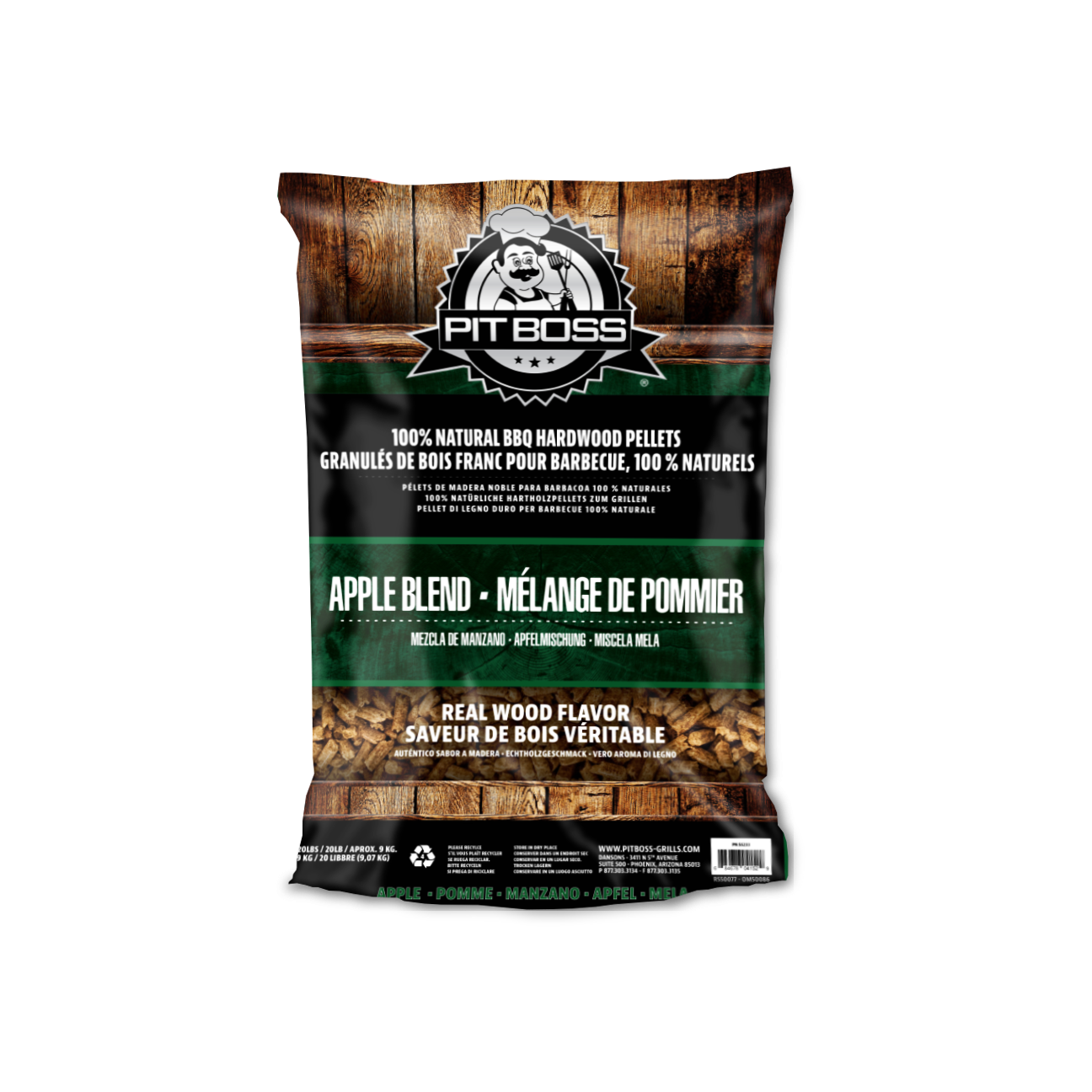 Pit Boss - appel mix hardhouten pellets - 9 kg | KamadoBBQ