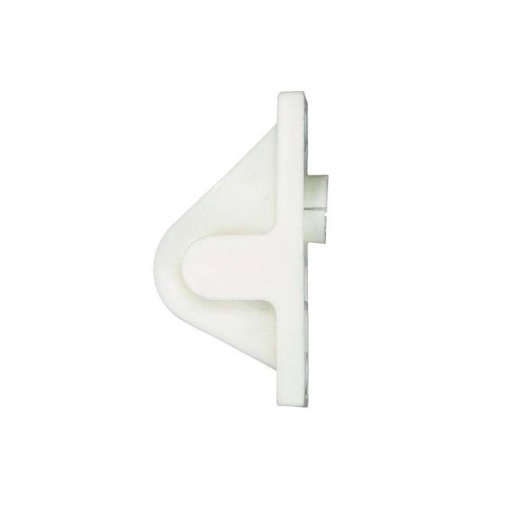 Plastic cord guide with plastic wheel - Rolluikonderdelen.nl