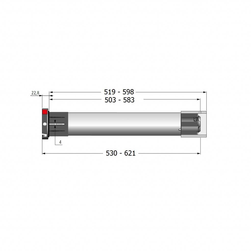 Simu T5 shutter motor - Rolluikonderdelen.nl
