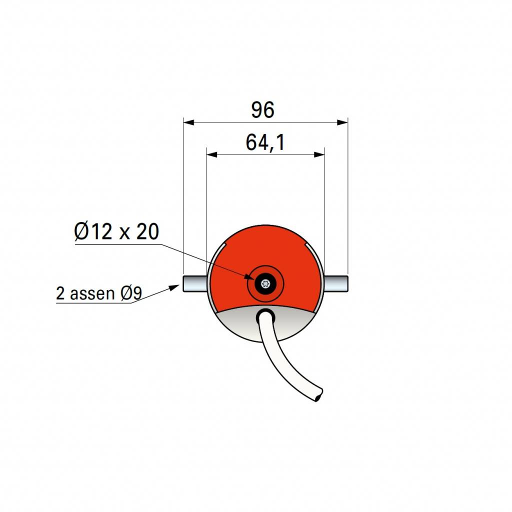 Simu T6 tubular motor - Rolluikonderdelen.nl