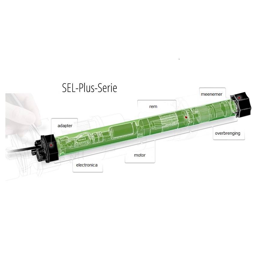 SEL Plus, type 2 tubular motor - Rolluikonderdelen.nl