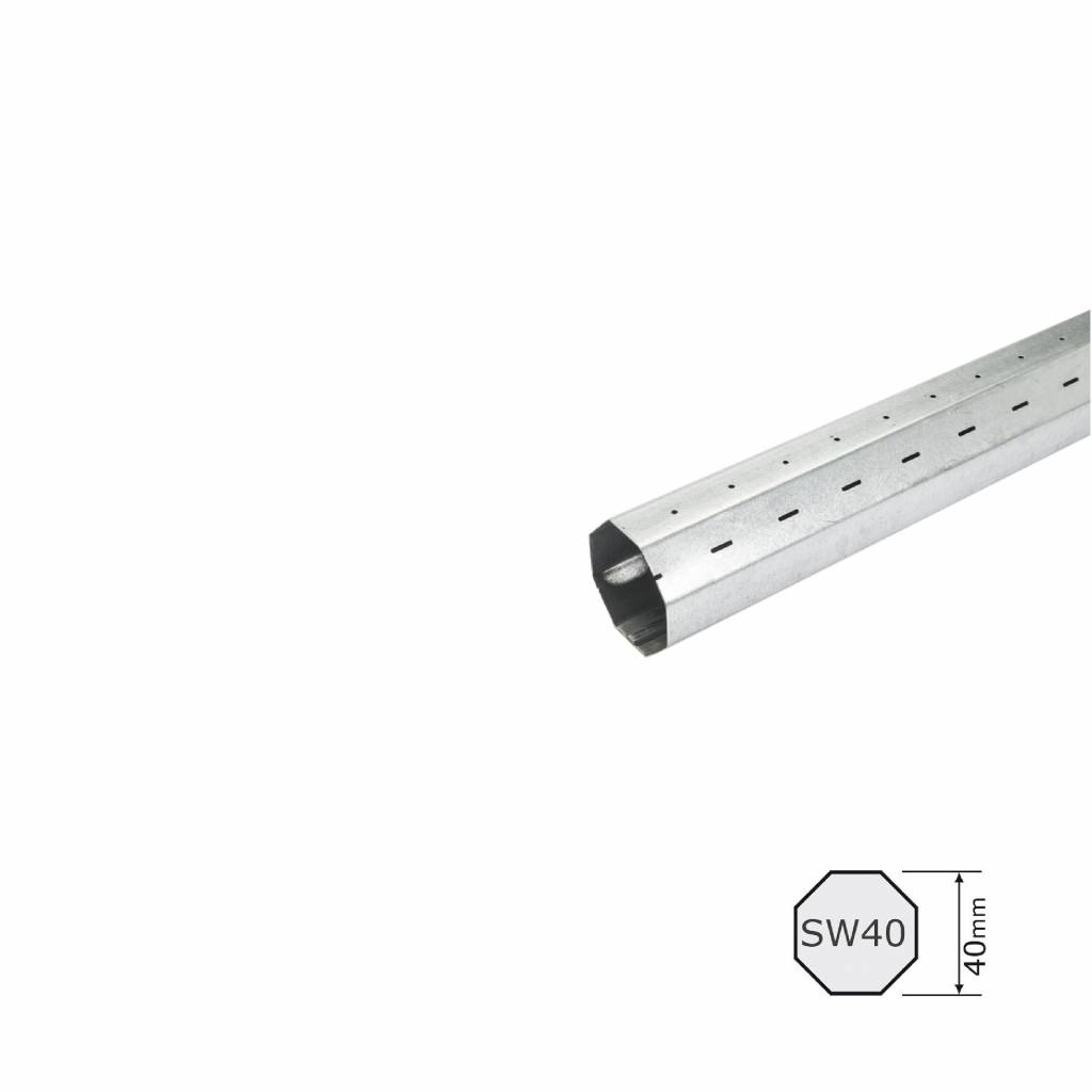 Steel 8-sided roller shutter Axle/Shaft - Rolluikonderdelen.nl