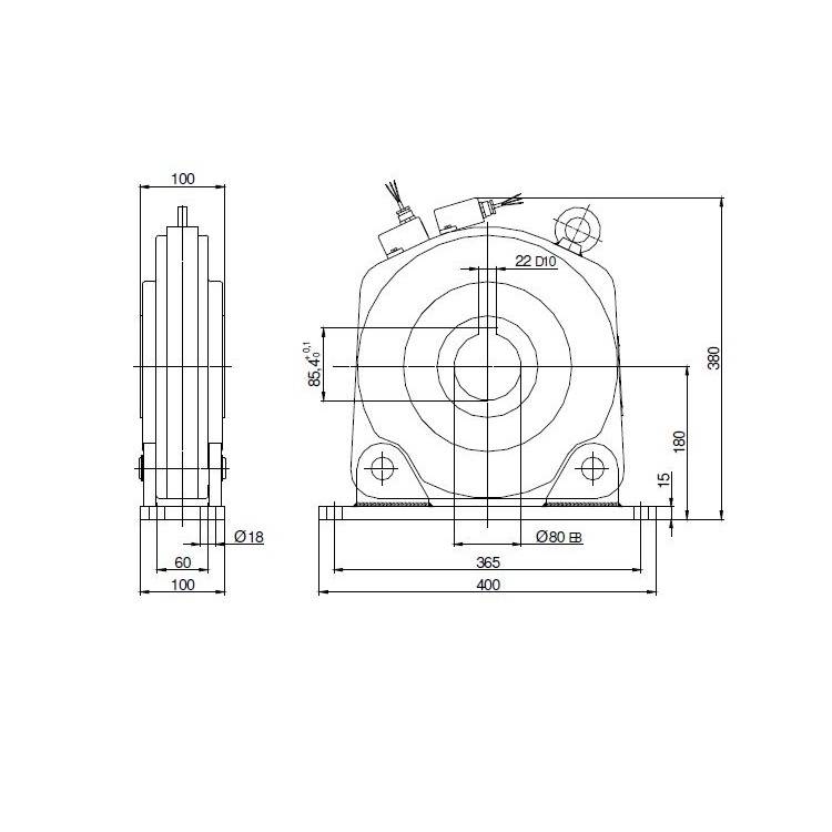 Roller protection/trap bearing FV 360