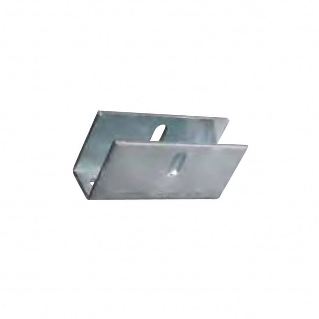 Simu counter bearing U Bracket for Axle/Shaft 20 mm - Rolluikonderdelen.nl