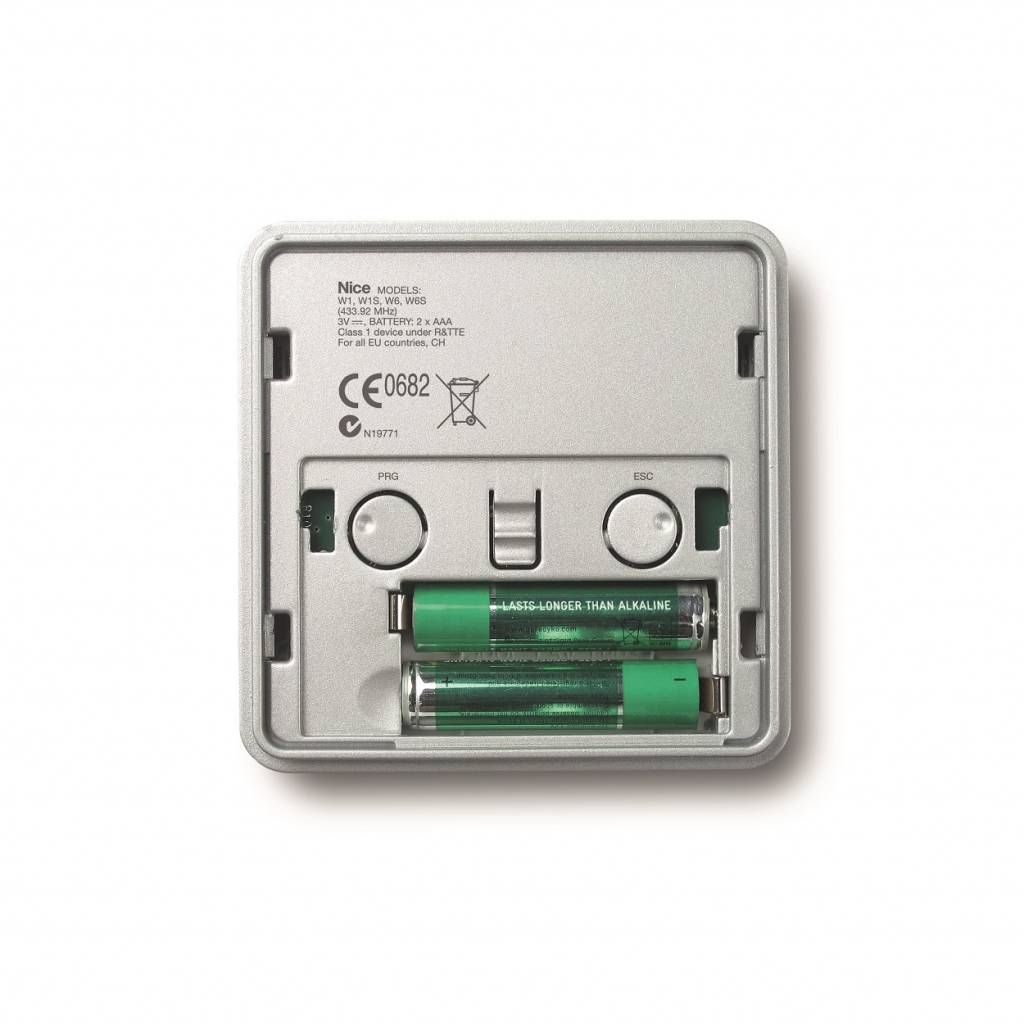 Nice Era W6 the new 6-channel wall transmitter - Rolluikonderdelen.nl