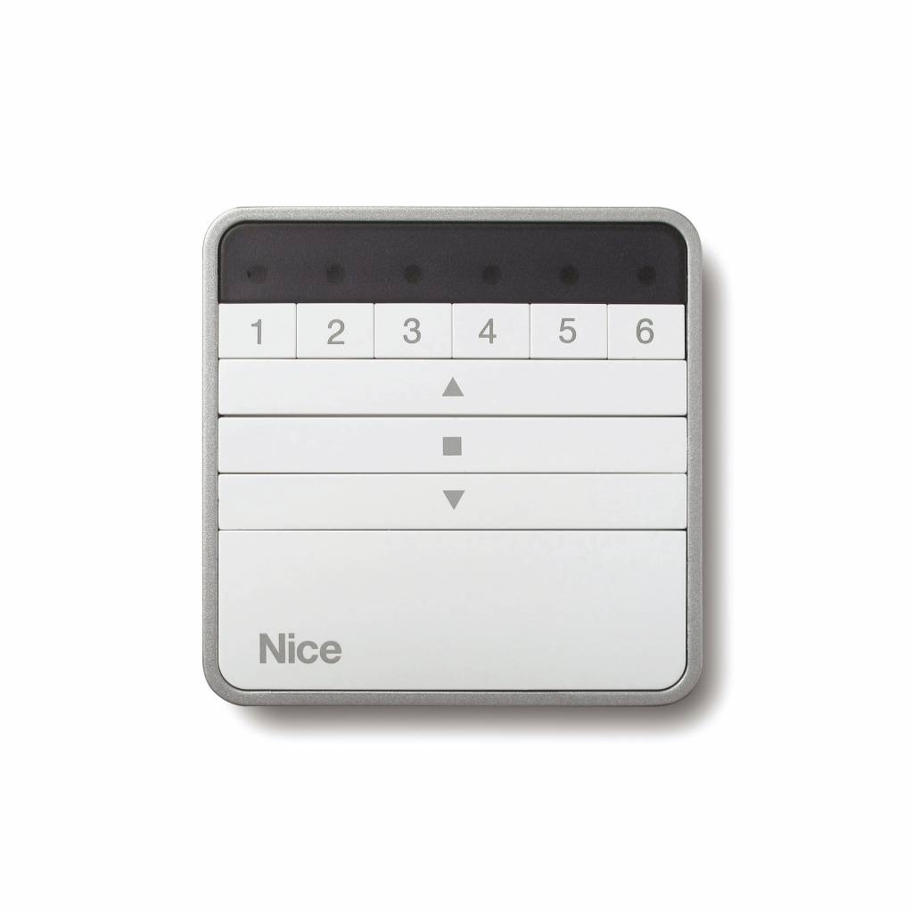 Nice Era W6 the new 6-channel wall transmitter - Rolluikonderdelen.nl