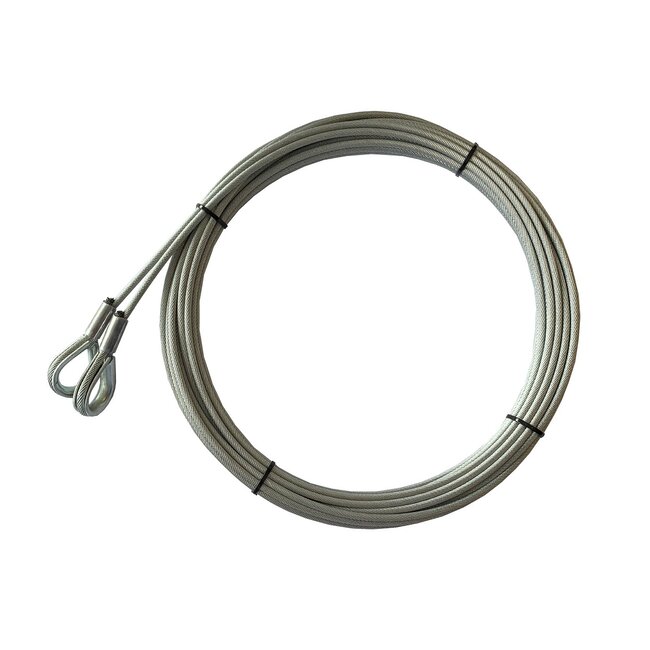 Universal lifting cable/steel cable 3 mm with pointed sleeving ...