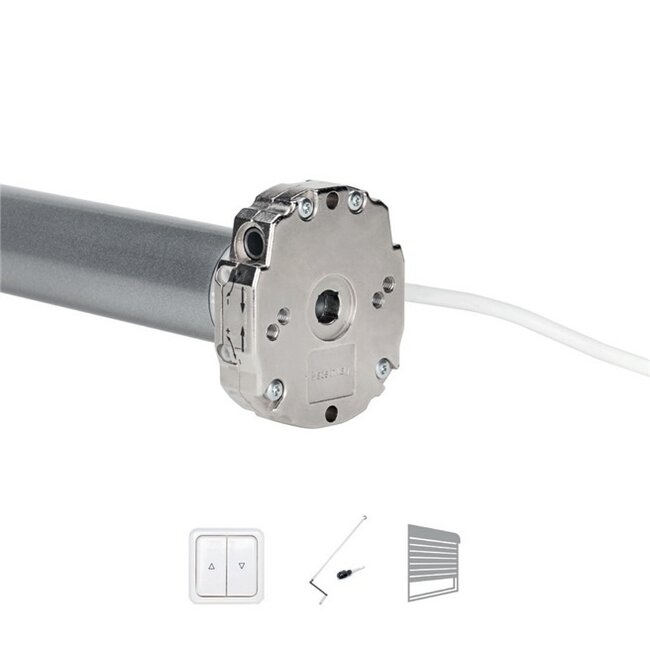 Faac TM2 45 PPM Plug & Play tubular motor with emergency hand control