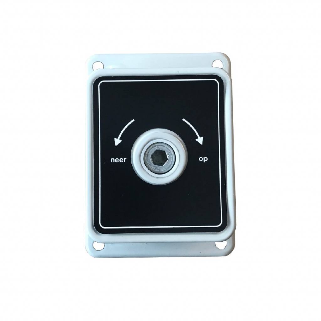 Steel wire winder 45 kg metal with base plate - Rolluikonderdelen.nl