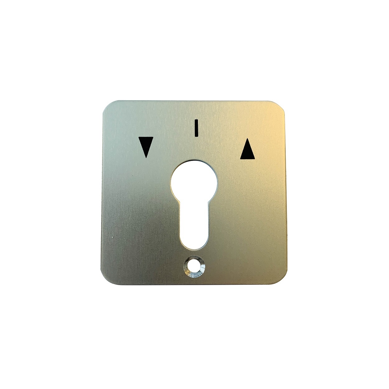 Key switch faceplate Geba type S - Rolluikonderdelen.nl